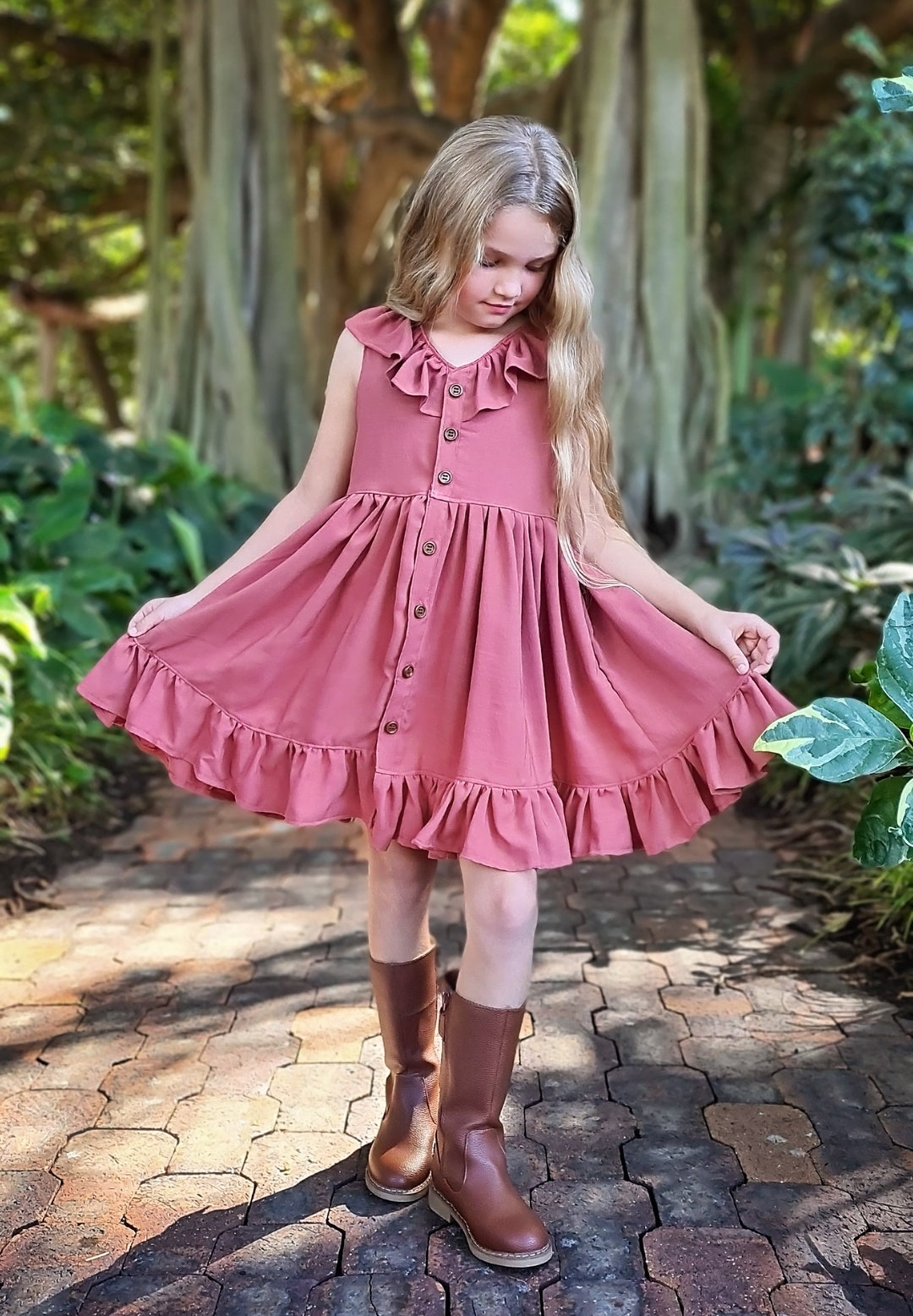 Tekapo Dress and Top PDF Sewing Pattern, Including Sizes 12 Months - 14 ...