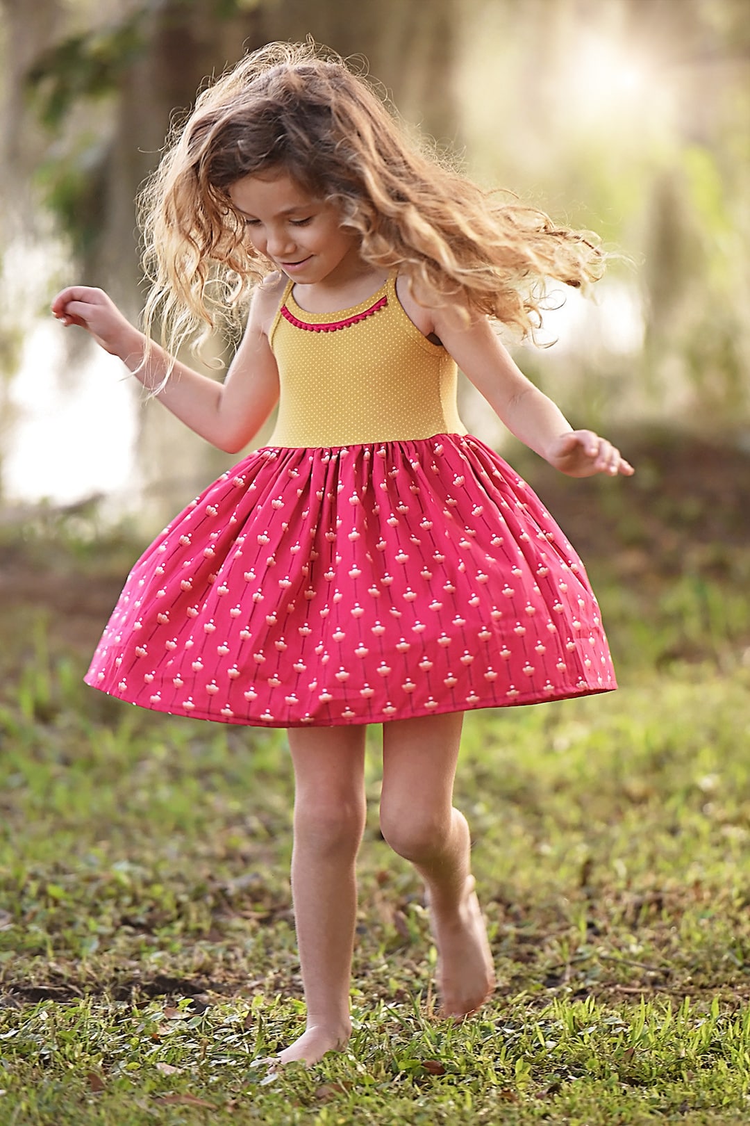 Elba Dress and Top PDF Sewing Pattern, Including Sizes 12 Months-14 ...