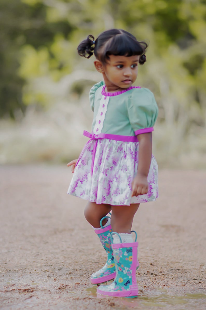 Sofia Dress PDF Sewing Pattern Including Sizes 12 Months 14 - Etsy