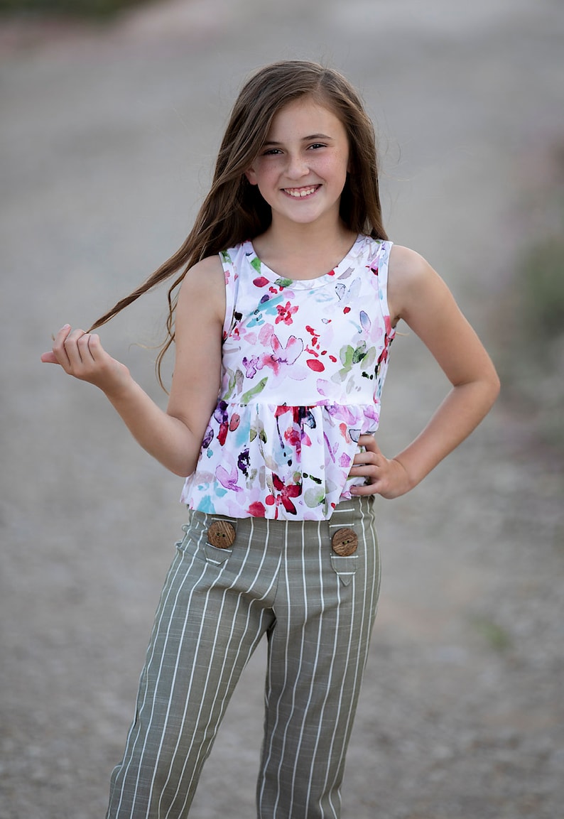 Bloomsbury Girl Dress and Top PDF Sewing Pattern, Including Sizes 12 ...
