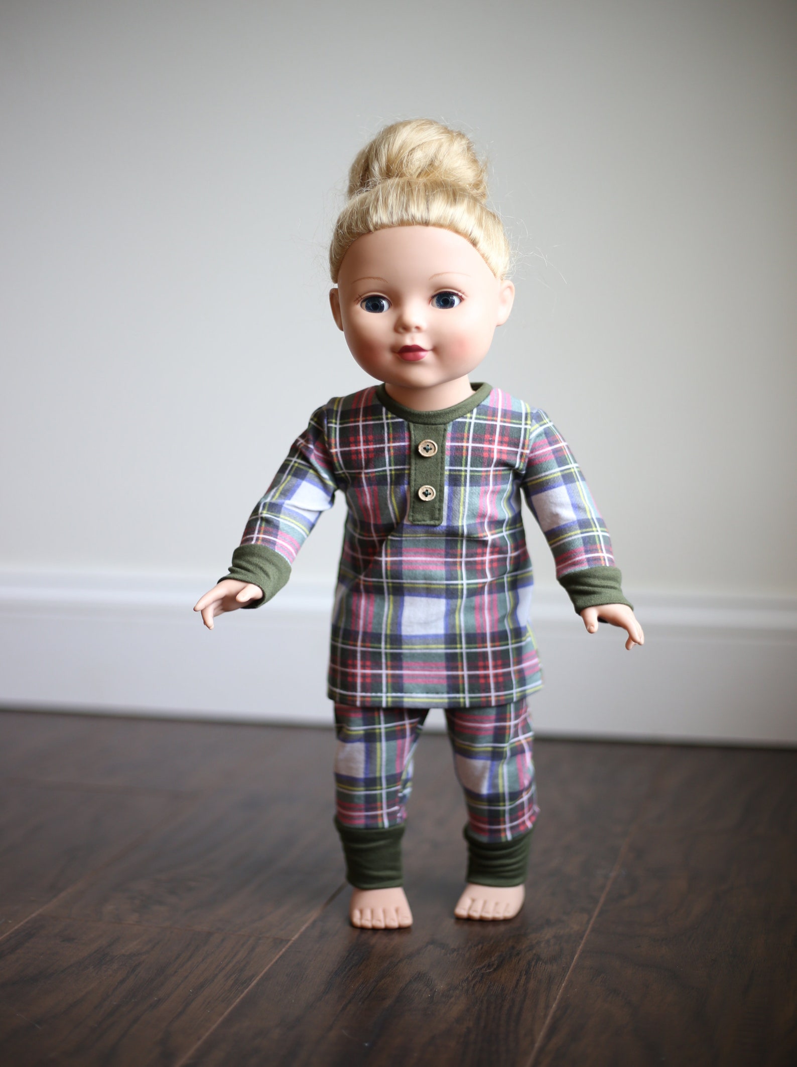 Lassen Doll Pajama PDF Sewing Pattern, Including Doll Sizes 15" and 18 ...