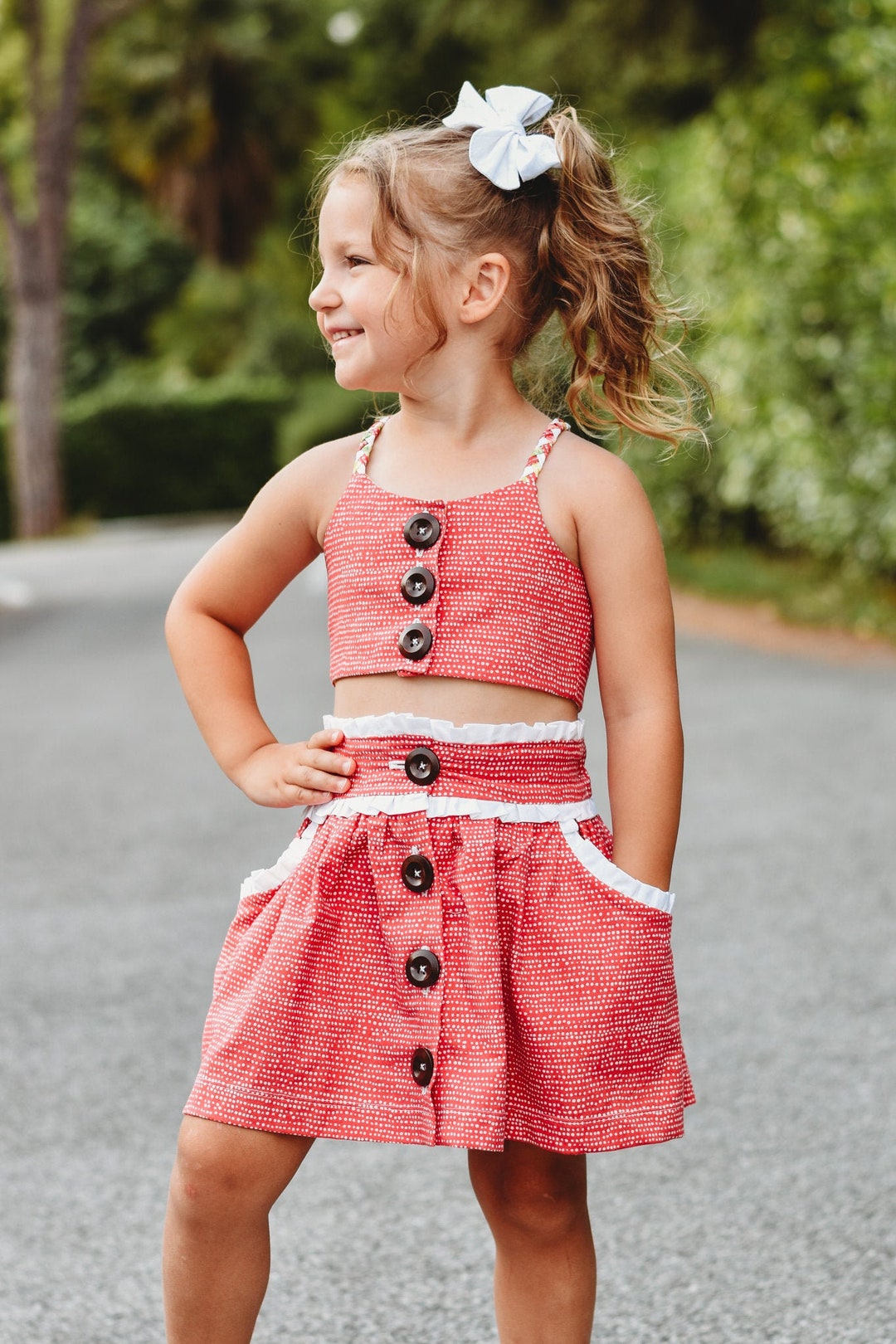 Kendall Skirt Pdf Sewing Pattern Including Sizes 12 Months 14 Years