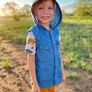 Detroit Unisex Shacket PDF Sewing Pattern, Including Sizes 12 Months ...