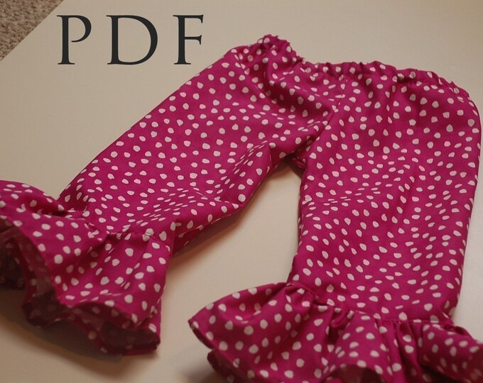Ruffle Pants - SEWING PATTERN - Etsy