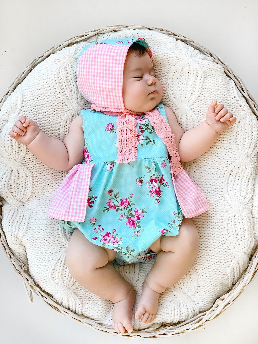Leona Baby Romper PDF Sewing Pattern, Including Sizes: Newborn - 4 ...