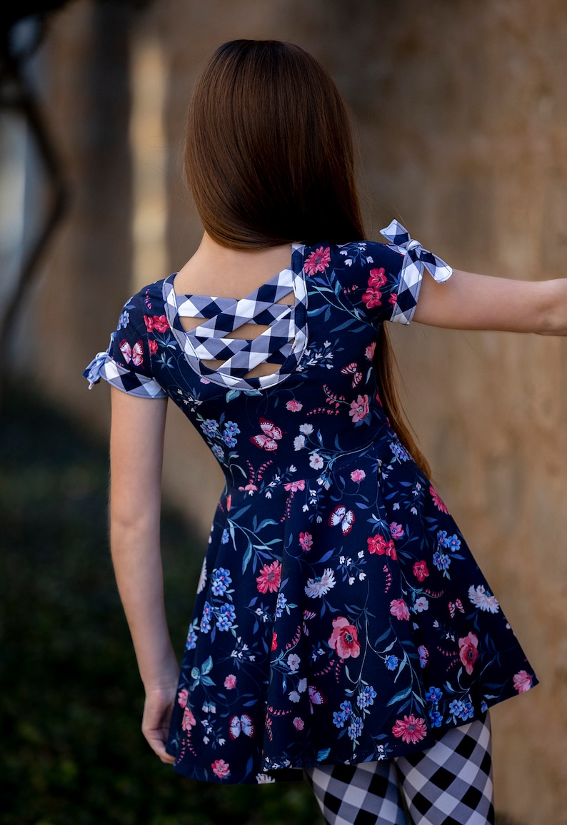 London Dress and Top PDF Sewing Pattern, Including Sizes 12 Months - 14 ...