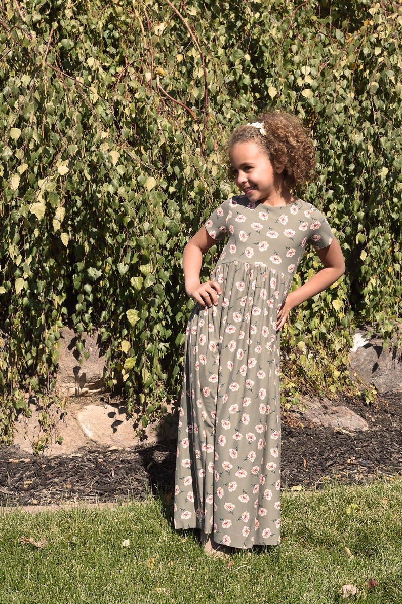 Magnolia Top Dress and Maxi PDF Sewing Pattern Including - Etsy Canada