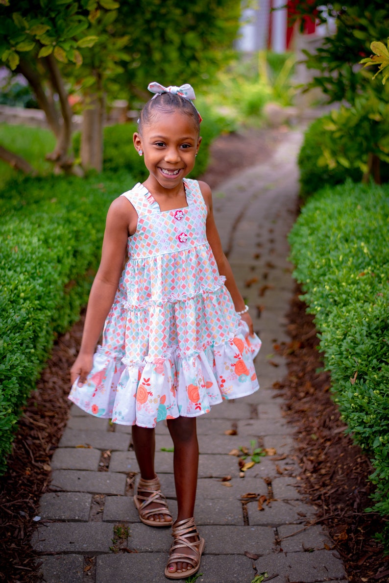Addison Dress PDF Sewing Pattern Including Sizes 12 Months - Etsy