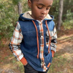 Detroit Unisex Shacket PDF Sewing Pattern, Including Sizes 12 Months ...