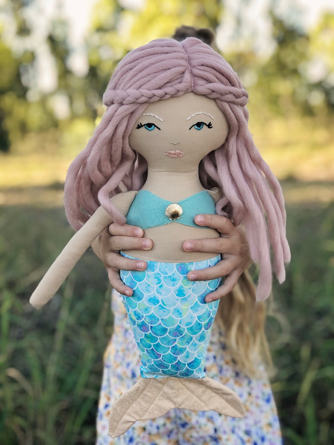 Coralie Mermaid and Caspian Merman Doll PDF Sewing Pattern, Doll ...