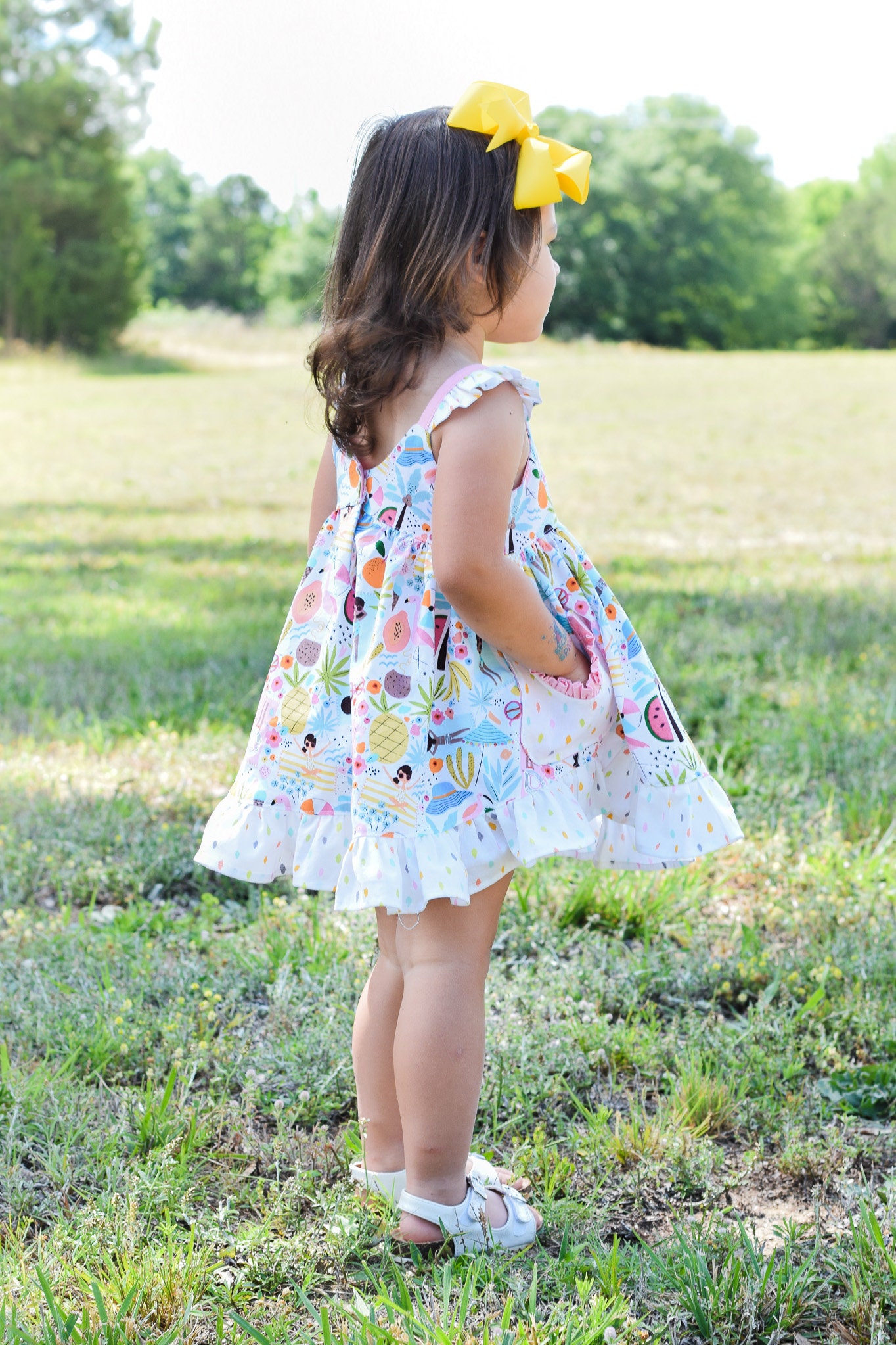 Emilia Dress PDF Sewing Pattern Including Sizes 12 Months - Etsy Australia