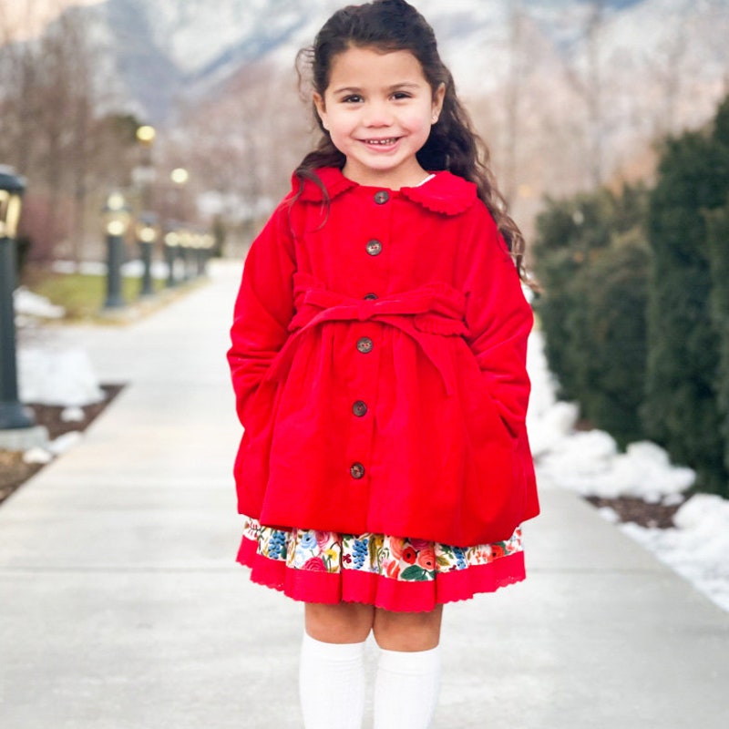 Girls Coat Pattern - Etsy
