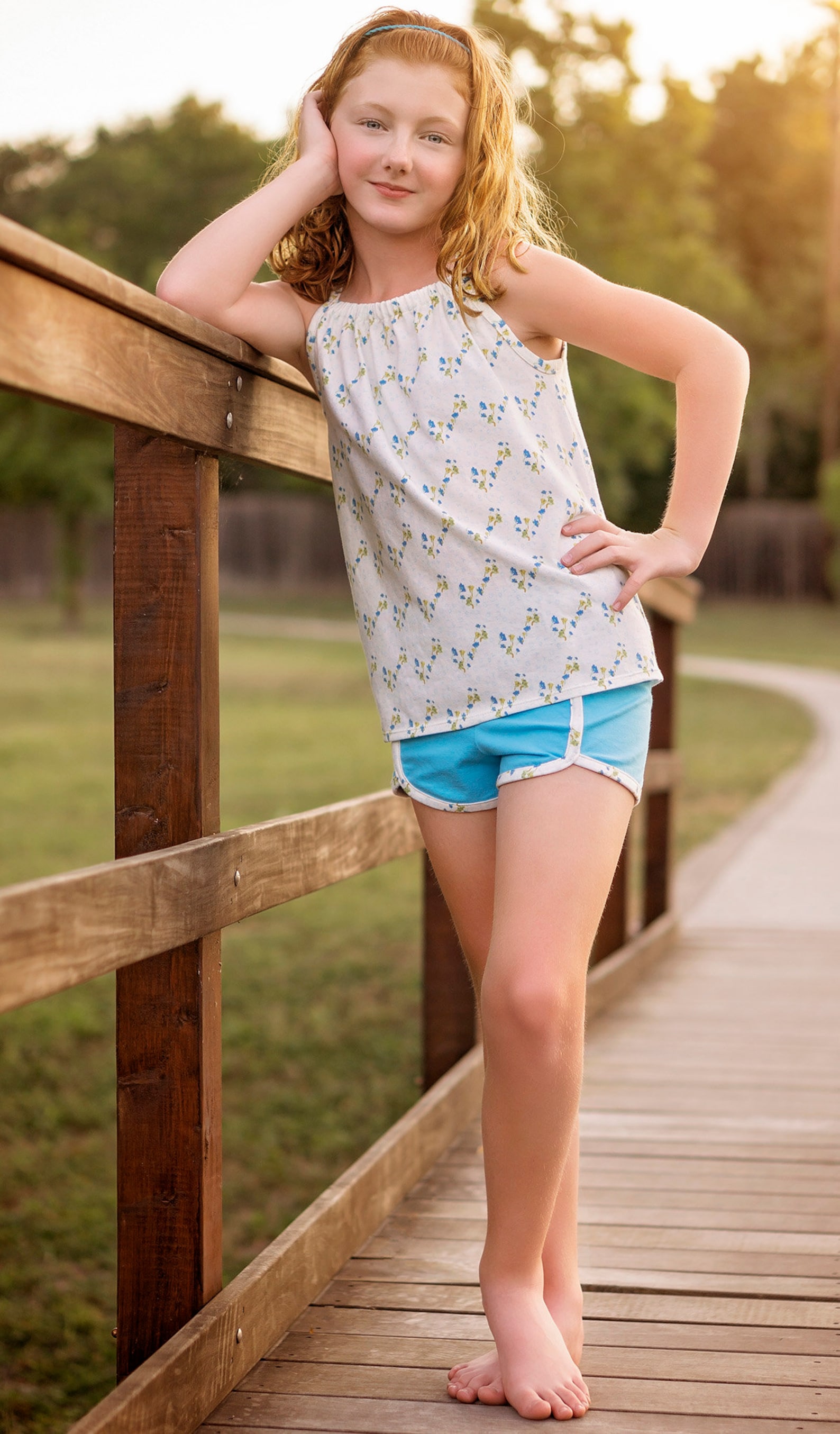 Alba Knit Shorts PDF Sewing Pattern, Including Sizes 12 Months - 14 ...