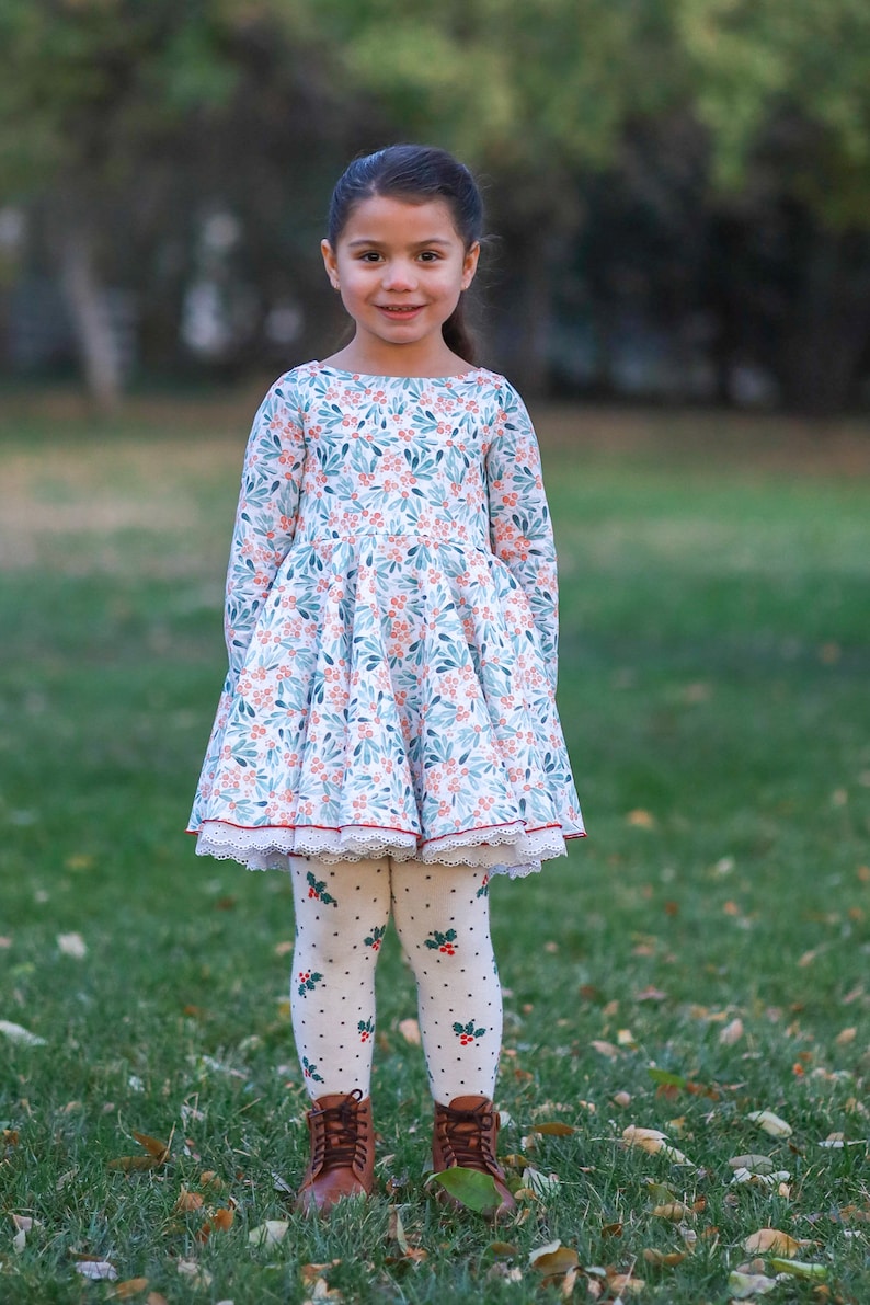 Meredith Dress PDF Sewing Pattern, Including Sizes 12 Months - 14 Years ...