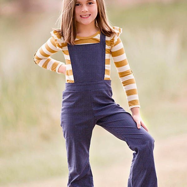 Girl Overall Pattern - Etsy