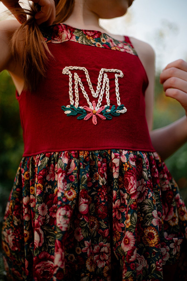 Roan Hand Embroidery PDF Pattern, Featuring Three Large Scale Fonts and ...