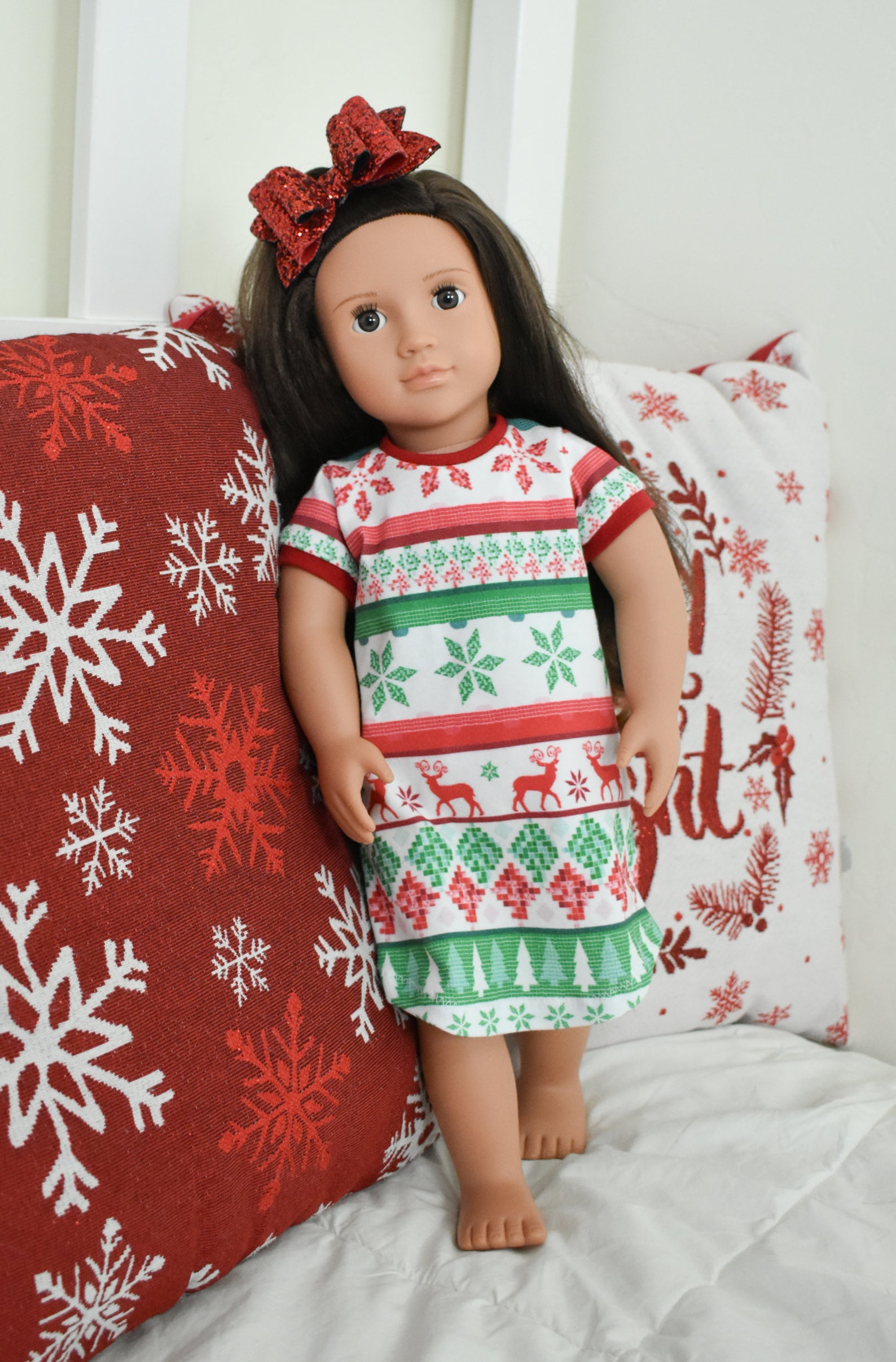 Lassen Doll Pajama PDF Sewing Pattern, Including Doll Sizes 15" and 18 ...