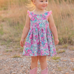 Katy Dress PDF Sewing Pattern, Including Sizes 12 Months - 14 Years ...