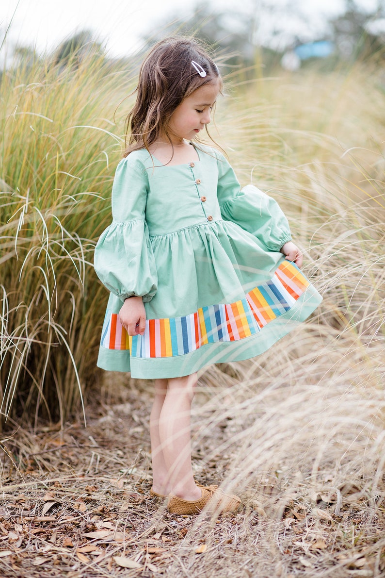 Lausanne Dress and Top PDF Sewing Pattern, Including Sizes 12 Months ...