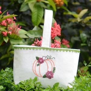 Norfolk Hand Embroidery PDF Pattern, Including Pumpkin Design Options ...