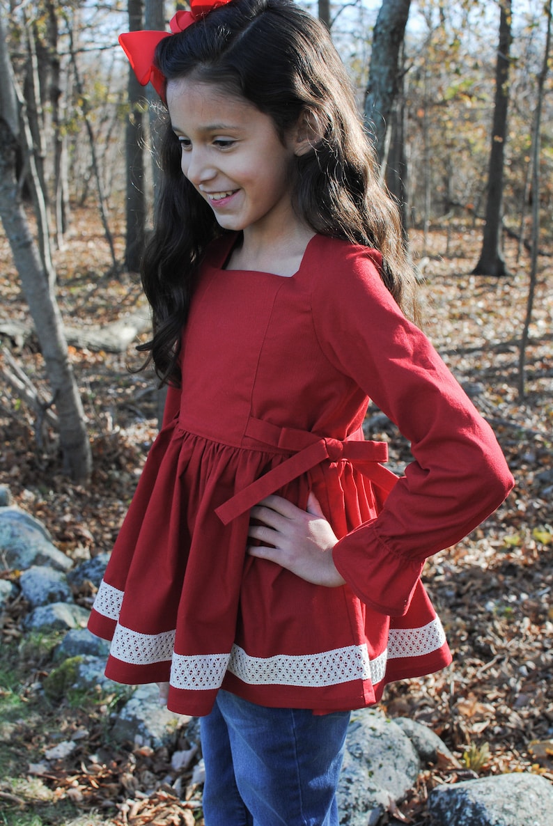 Siena Dress and Top PDF Sewing Pattern, Including Sizes 12 Months - 14 ...