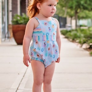 Sintra Baby Sunsuit PDF Sewing Pattern, Including Sizes Newborn - 4 ...