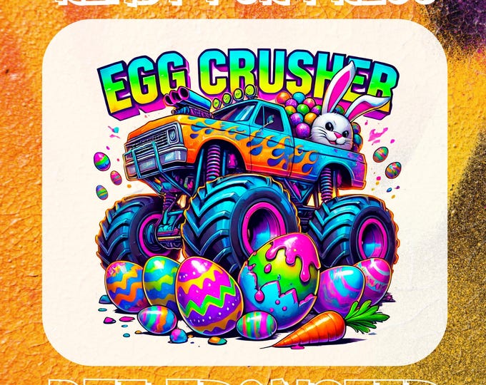 Egg Crusher Design Ready to Press, Easter Dtf, Easter Day Dtf, Kids ...