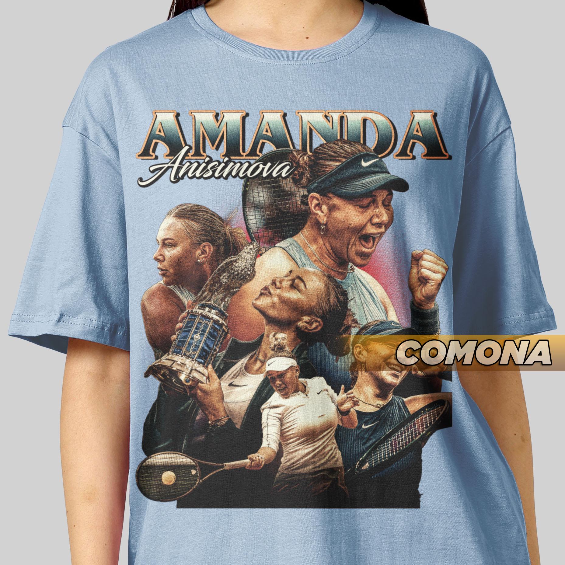 Amanda Anisimova Shirt Design 90s, Player Tennis United State T-shirt ...