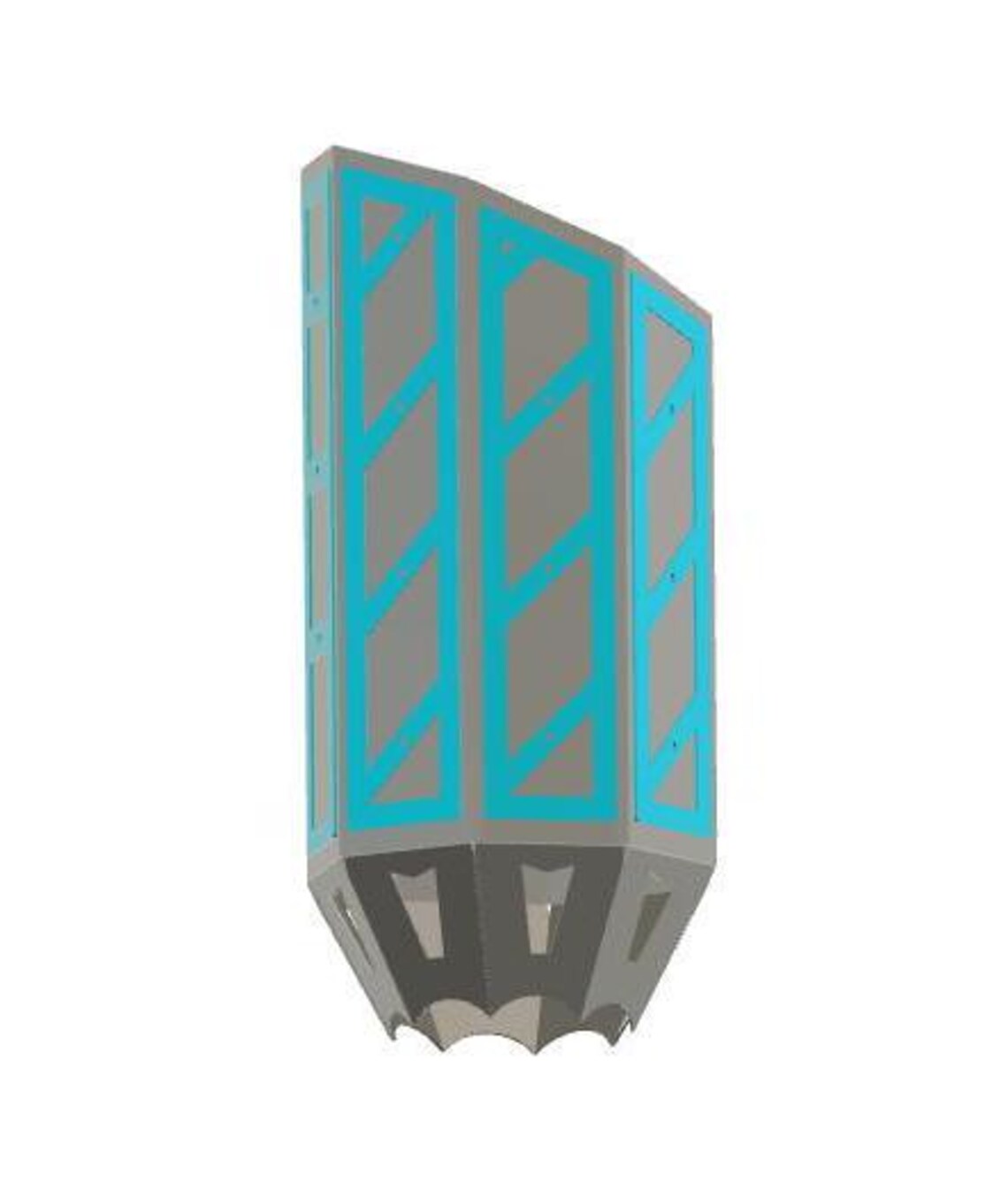 4" to 8" Octagon Exhaust Tip DXF - Etsy