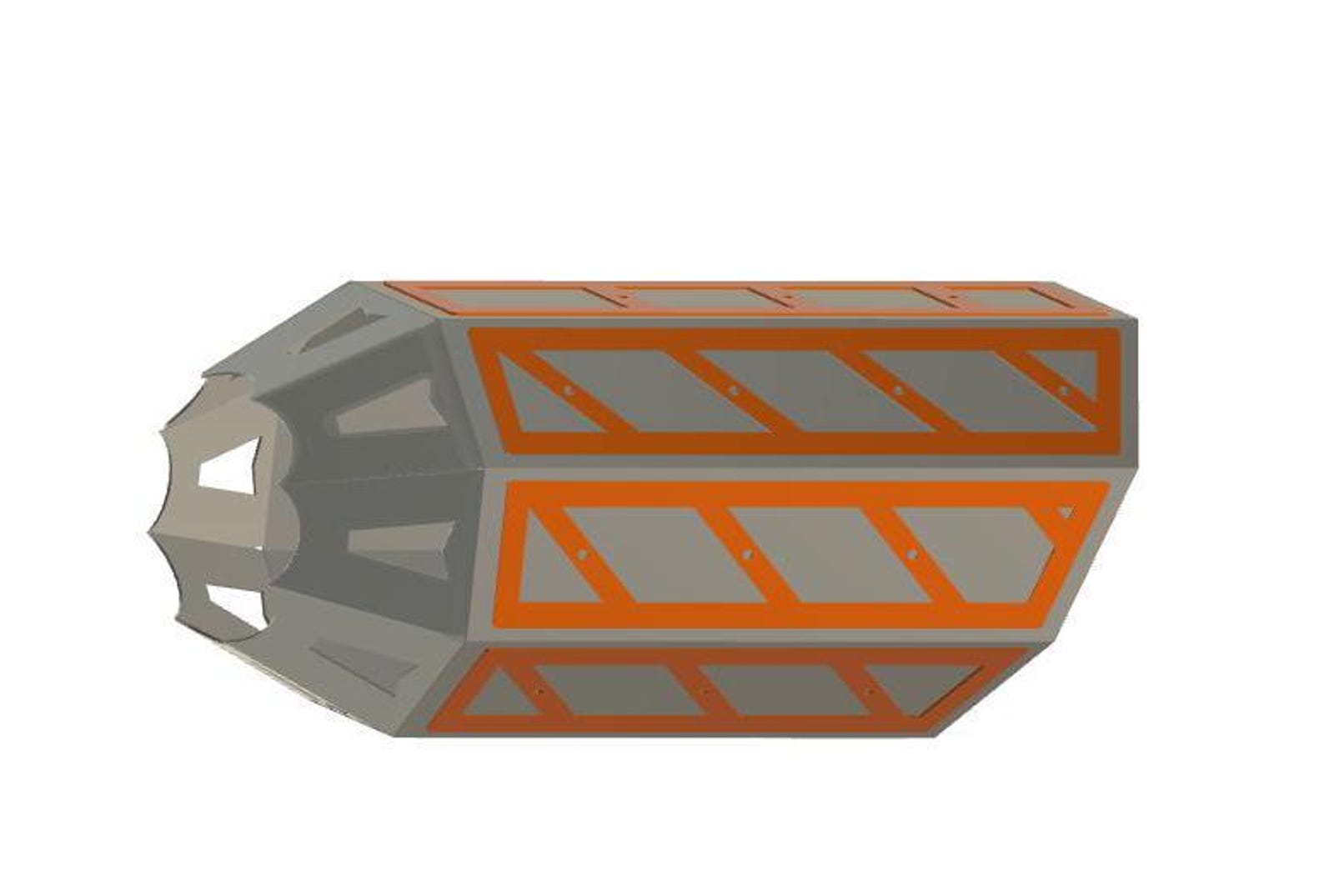 5" to 8" Octagon Exhaust Tip DXF - Etsy