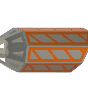 5" to 8" Octagon Exhaust Tip DXF - Etsy