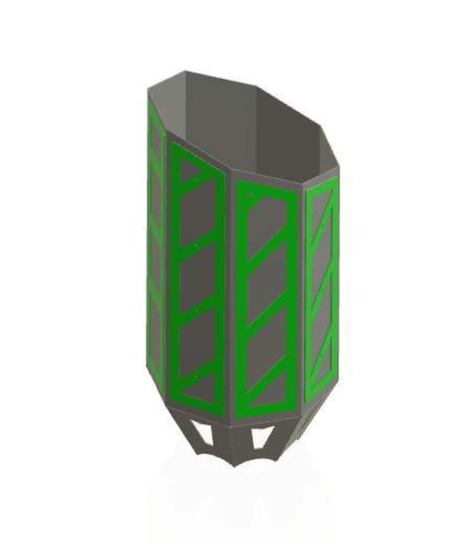 3" to 8" Octagon Exhaust Tip DXF - Etsy