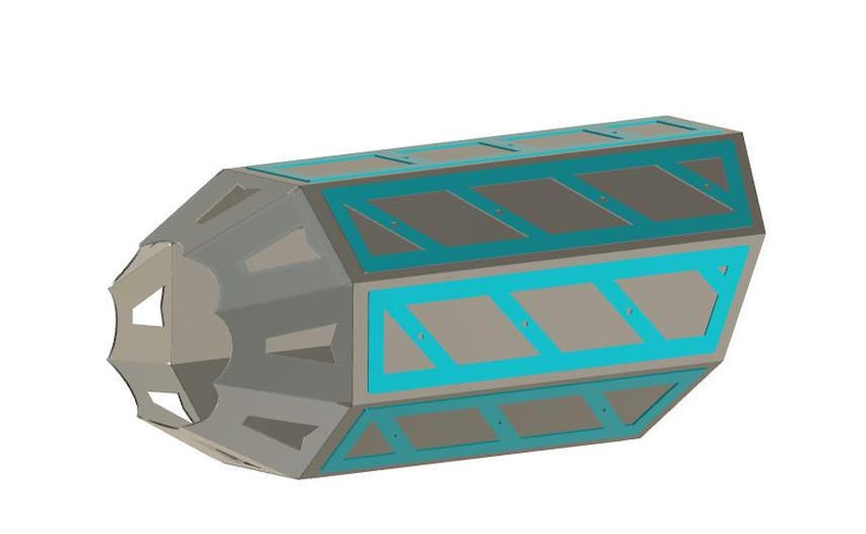 4" to 8" Octagon Exhaust Tip DXF - Etsy