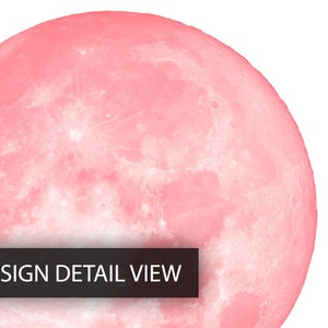 Moon Cycle Wall Art | Pink Moon Phases | Lunar Phases Wall Decor ...