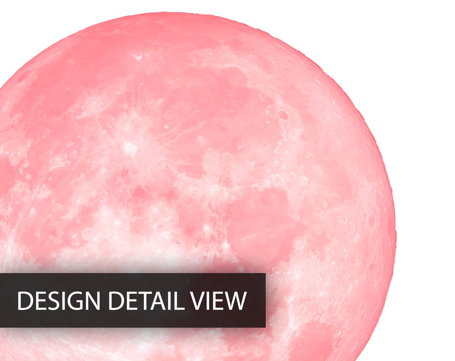 Moon Cycle Wall Art Pink Moon Phases Lunar Phases Wall Decor Printable ...