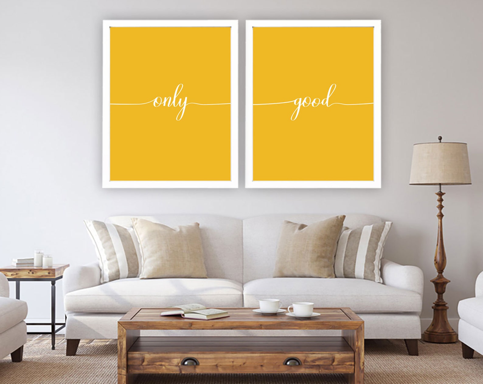Good Vibes Only Gallery Wall Set of 3 Prints Printable Wall Art - Etsy