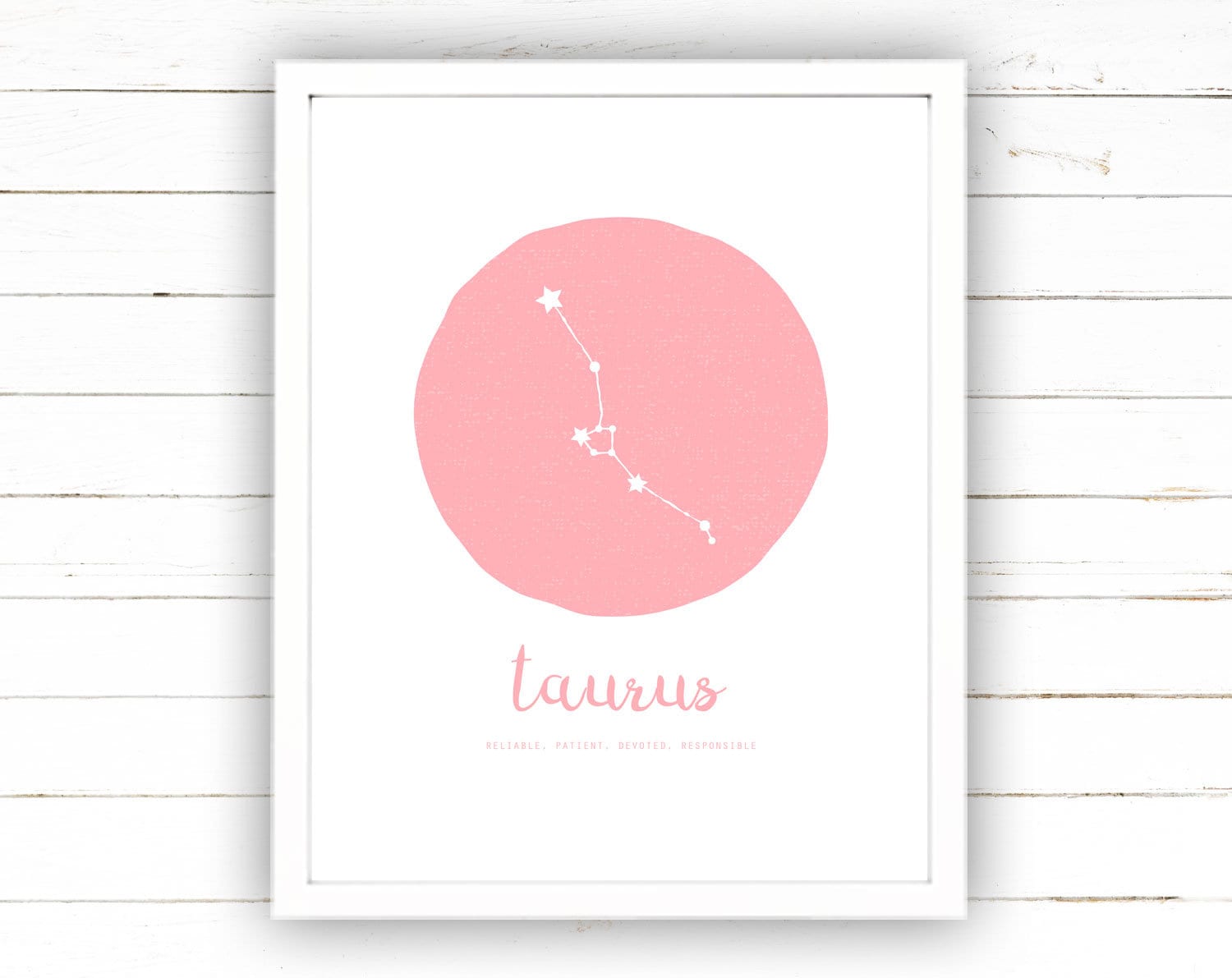 Taurus Constellation Zodiac Print Wall Art Printable for - Etsy