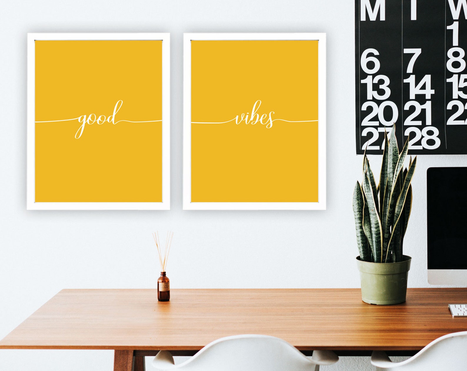 Good Vibes Only Gallery Wall Set of 3 Prints Printable Wall Art - Etsy