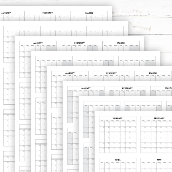 Wall Calendar - Etsy