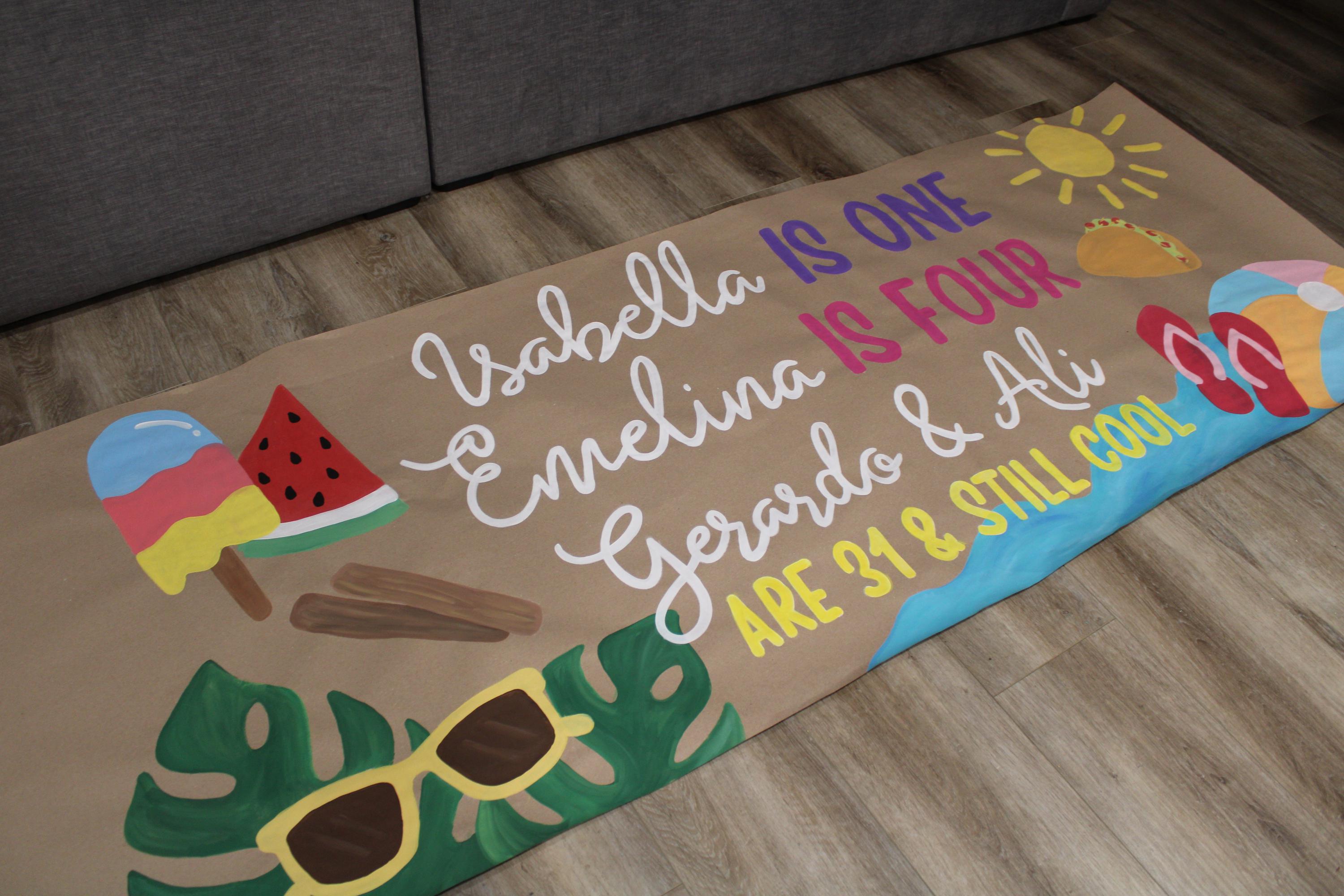 Custom Hand Painted Banner - Etsy
