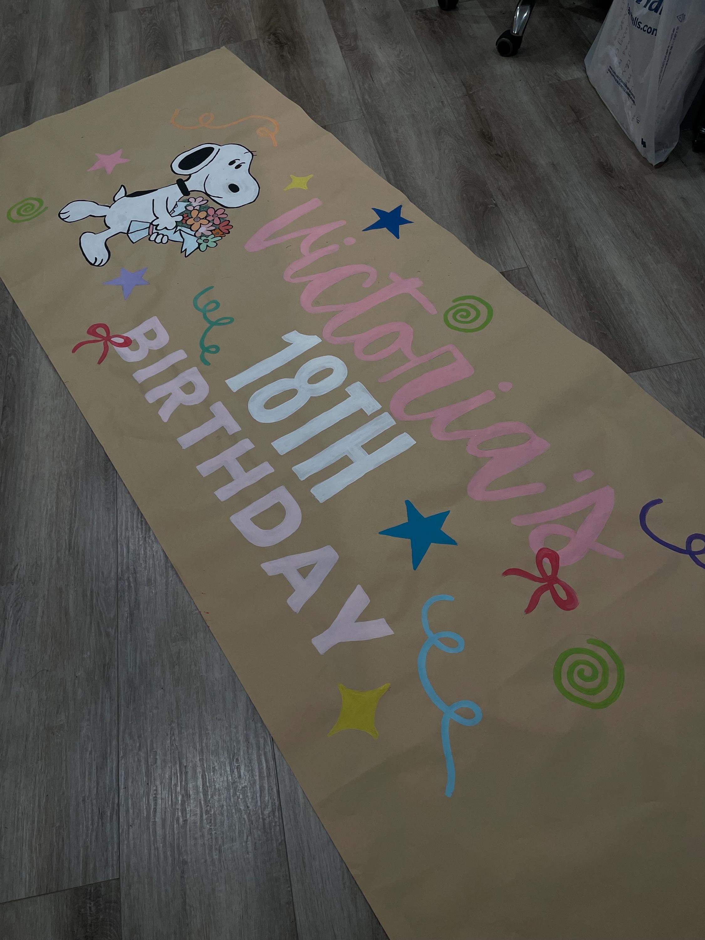 Custom Hand Painted Banner - Etsy