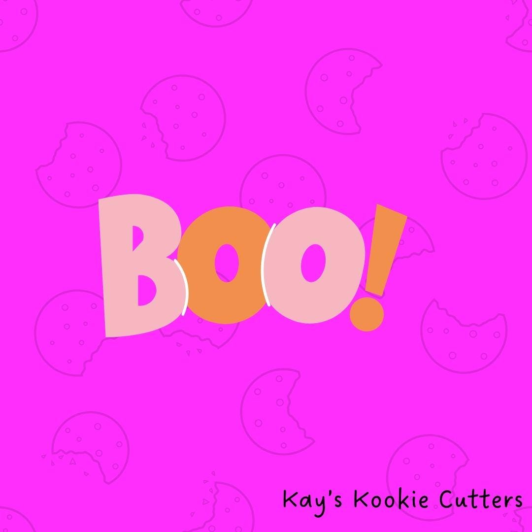 Boo Cookie Cutter *multiple Sizes* - Etsy