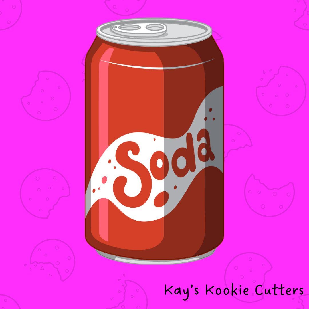 Pop / Soda Can Cookie Cutter *multiple Sizes* - Etsy