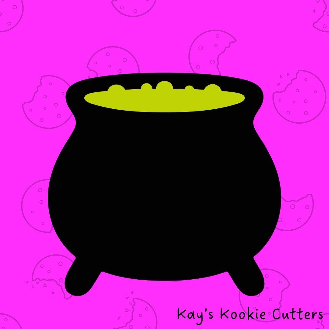 Cauldron Cookie Cutter *multiple Sizes* - Etsy