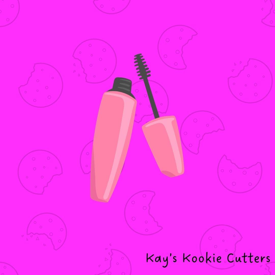 Mascara Cookie Cutter *multiple Sizes* - Etsy