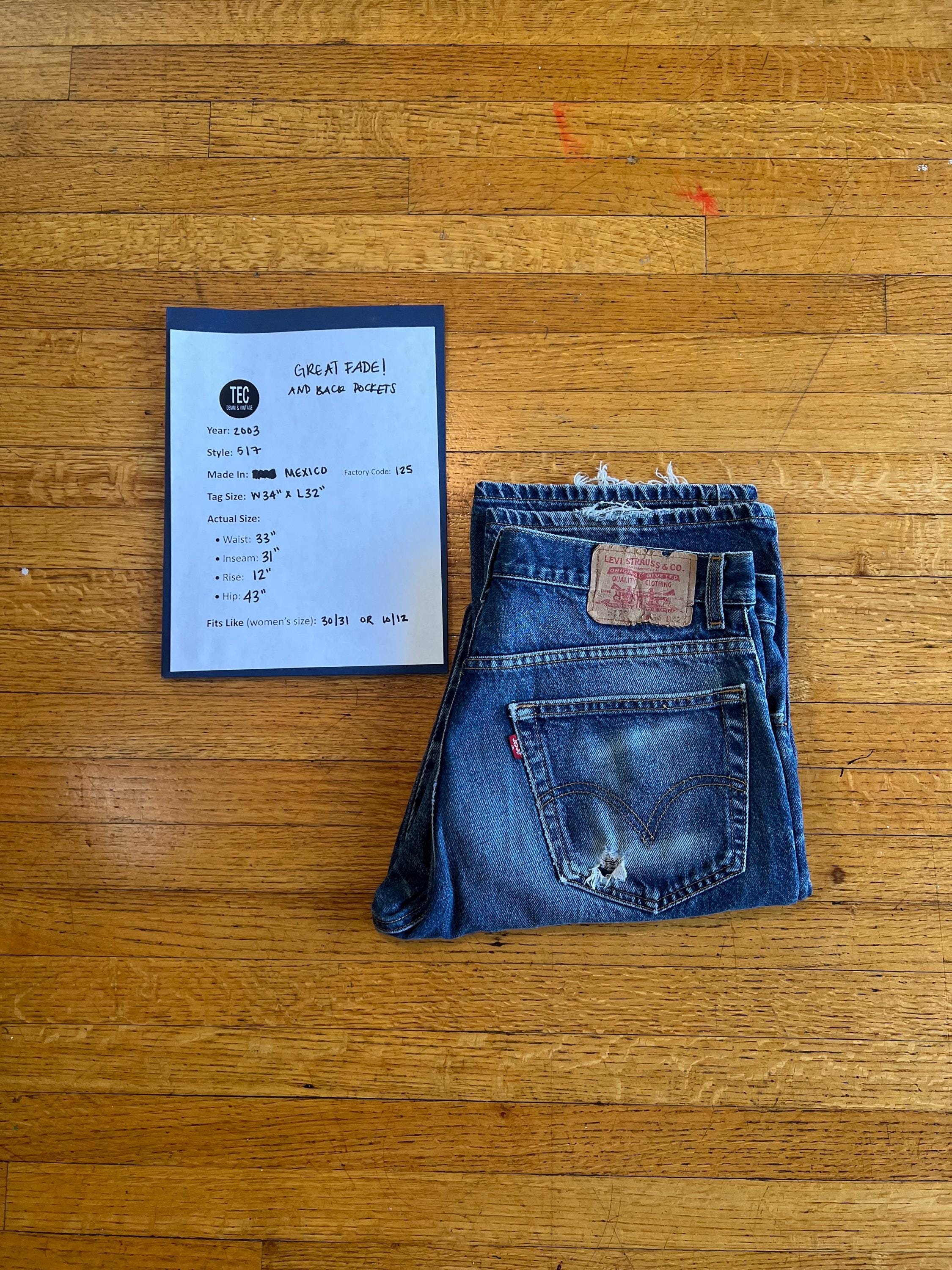 Deadstock Levis 517 - Etsy Deadstock Levis 517 - Etsy