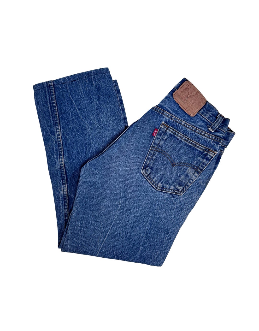 W27” L25” 501 Levi's Vintage Jeans: 70s/80s, USA Made, Medium Dark Wash ...