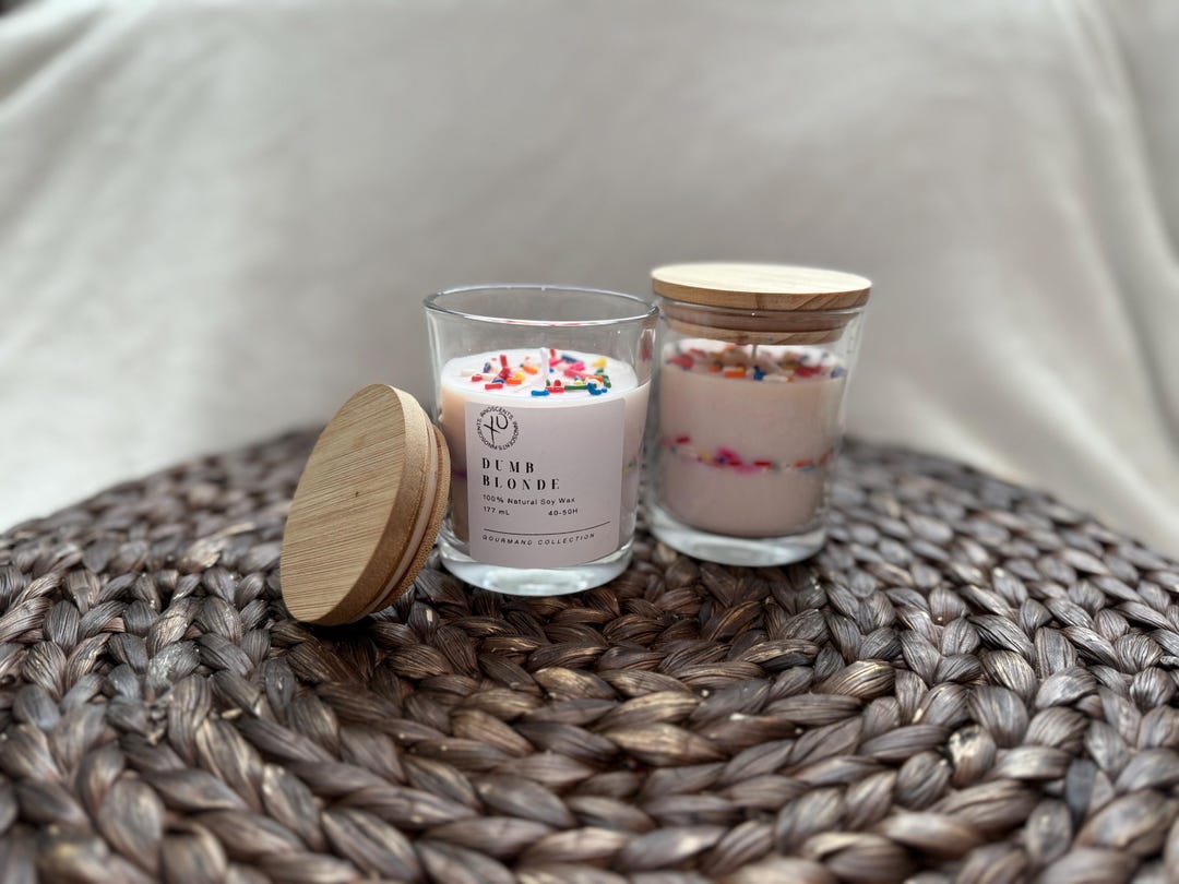 Dumb Blonde Candle: Chocolate Vanilla, Comforting Aroma - Etsy