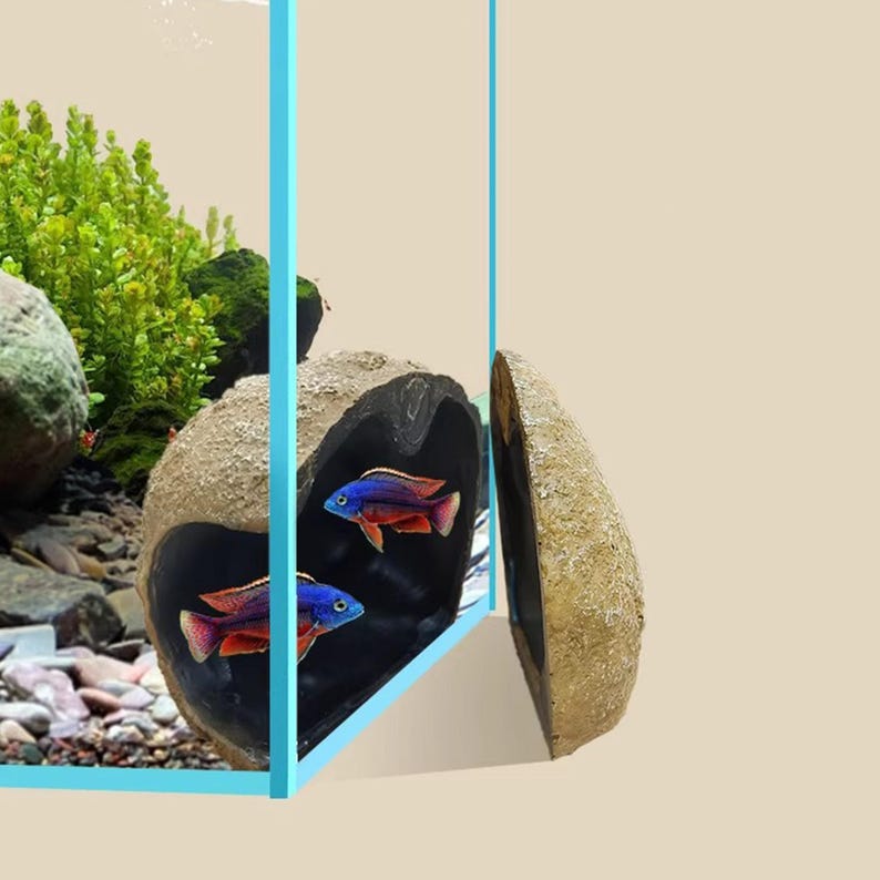 Visual Magnetic Fish Tank to Avoid Caves, Mini Ornamental Fish Breeding ...