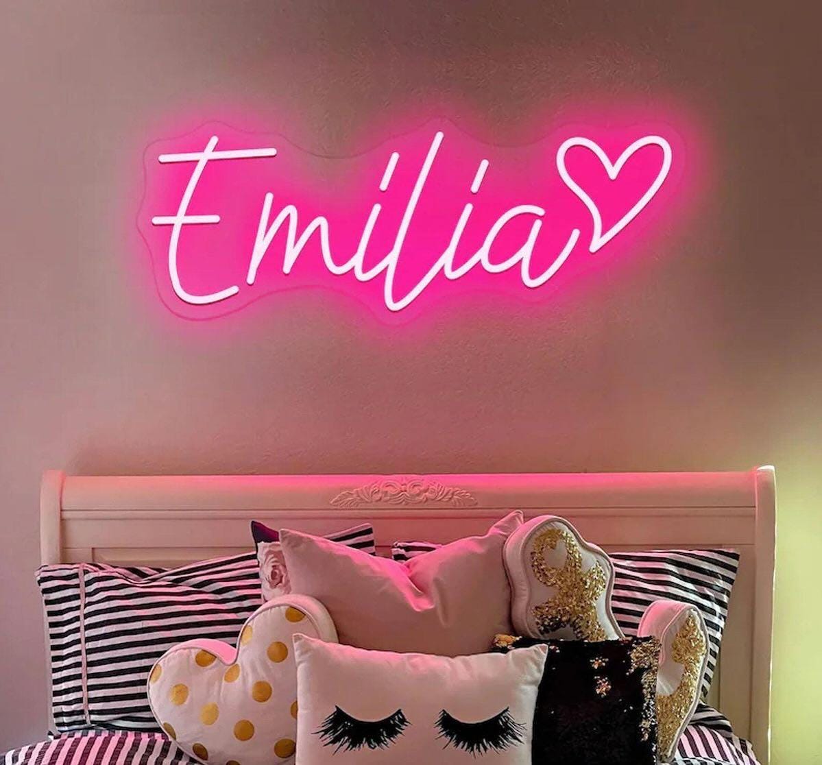 Custom Neon Name Sign, Kids Name Signs, Neon Name Signs, Neon Home ...